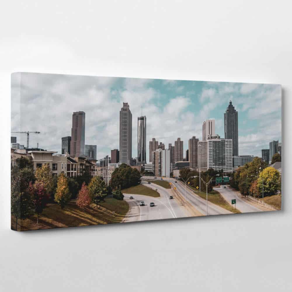 Atlanta, Georgia Skyline Canvas Wall Art – Collection B | 365Canvas