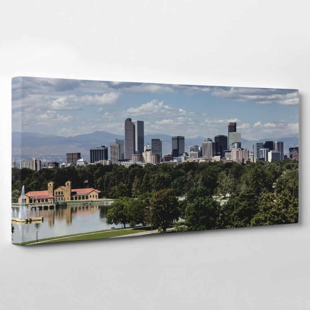 Denver, Colorado Skyline Canvas Wall Art - Collection A | 365Canvas