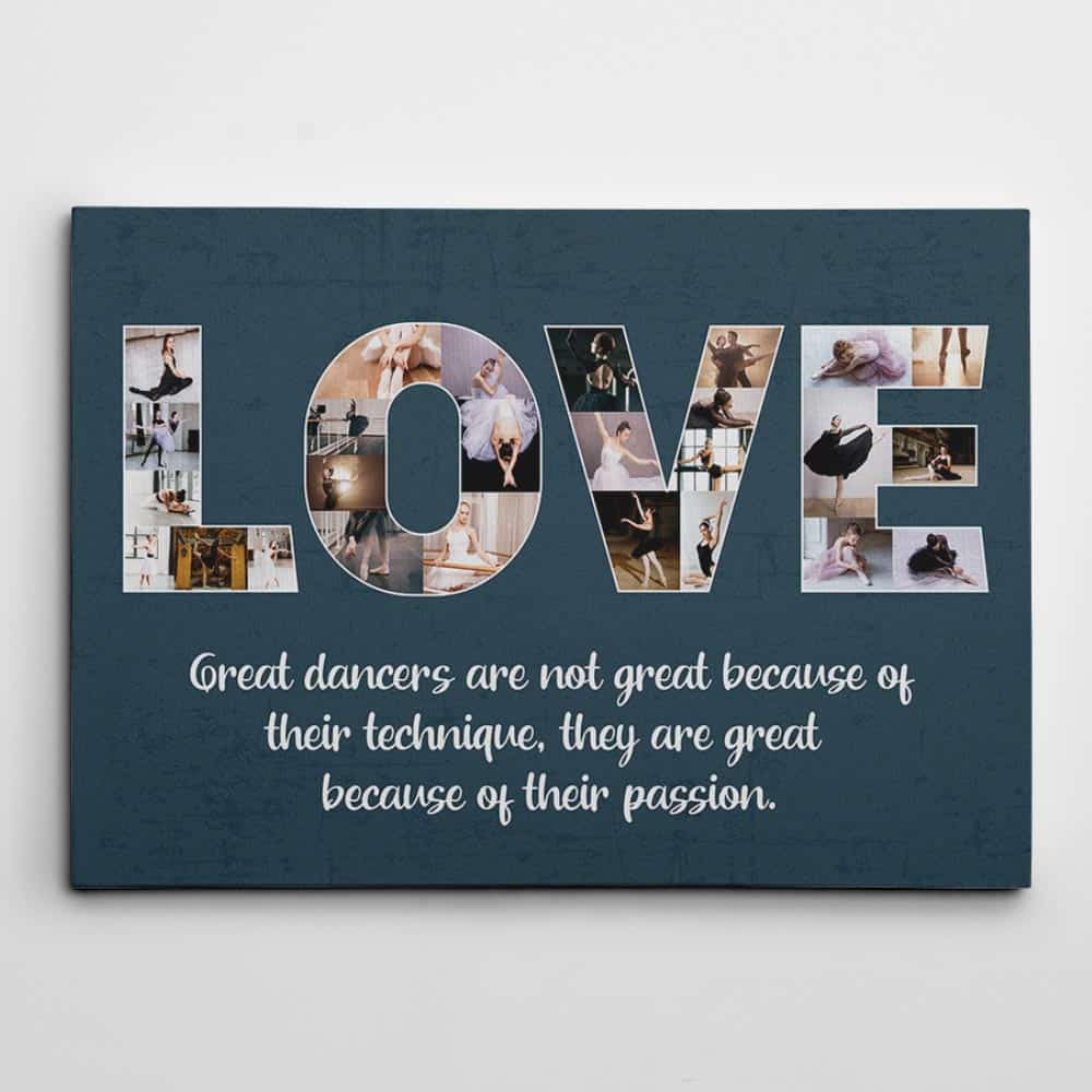 Dance Ballerina Photo Collage Canvas Print | 365Canvas