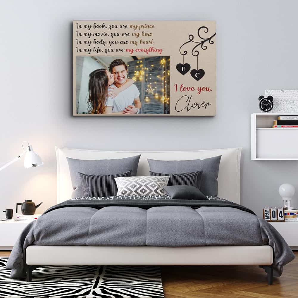 In My Book You Are My Prince Custom Photo Canvas Print | 365Canvas
