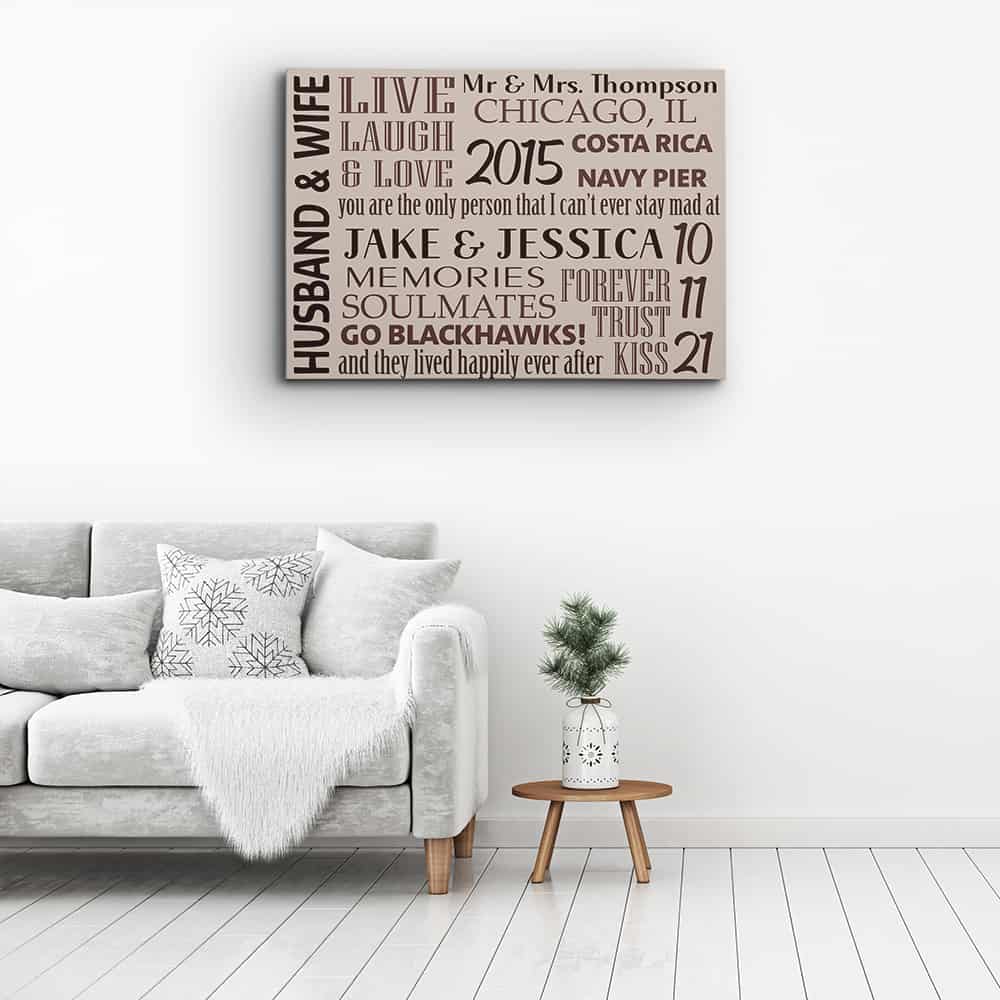 Husband and Wife Canvas Print | 365Canvas