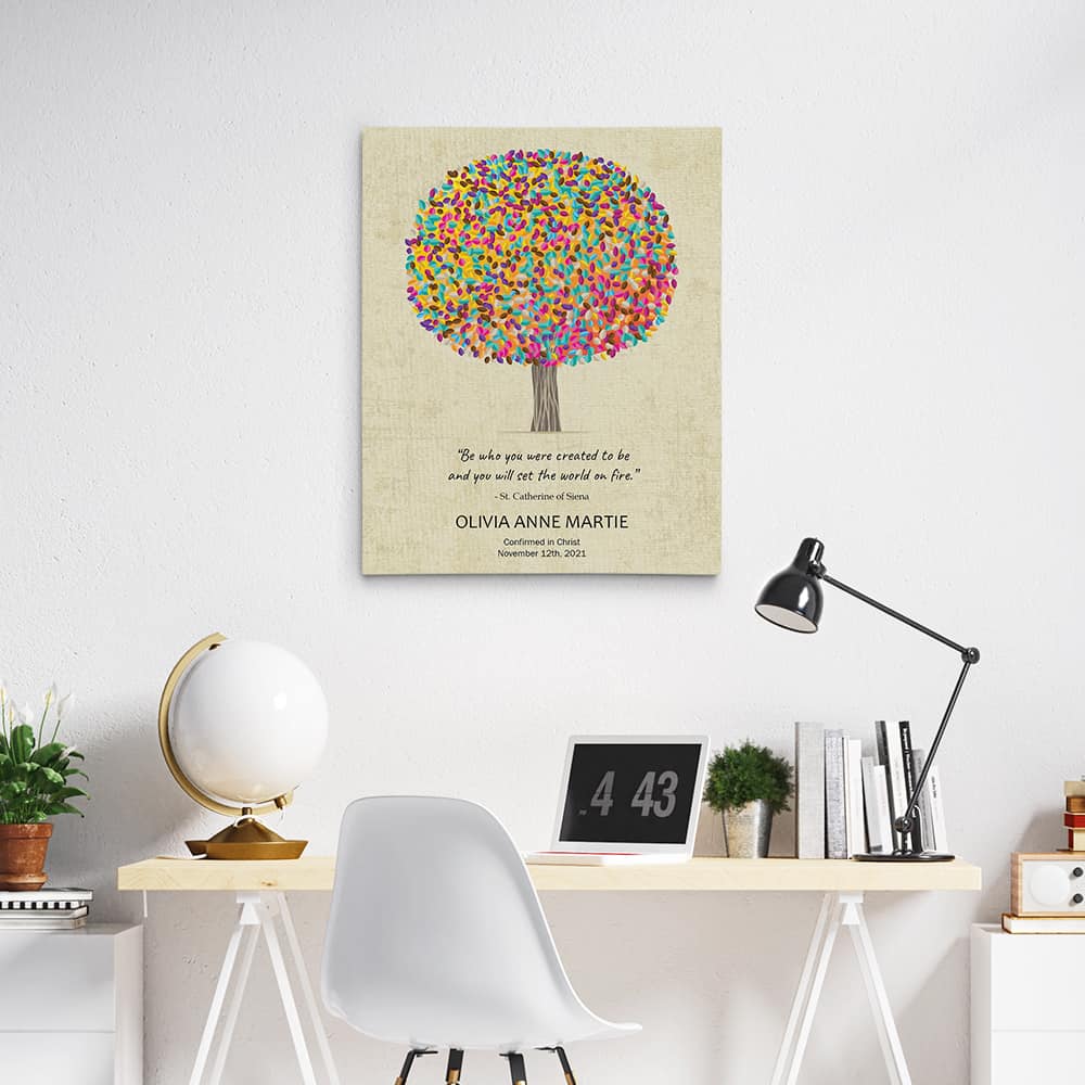 “Be Who You Were Created To Be” Gift For Goddaughter Canvas Print ...