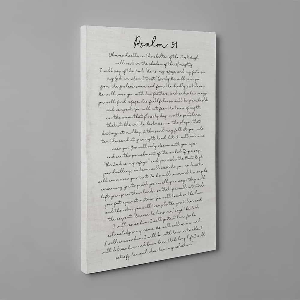 Psalm 91 Canvas Print | 365Canvas