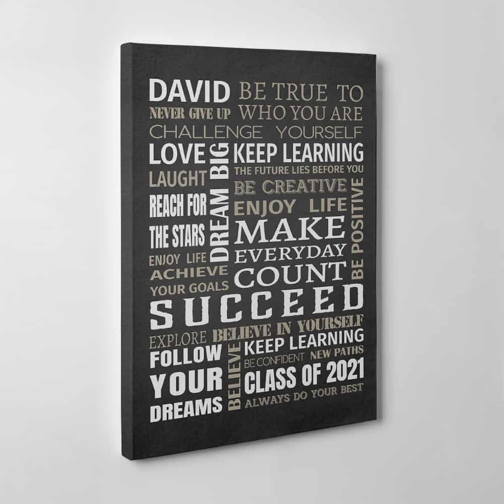 Dream Big Graduation Custom Canvas | 365Canvas
