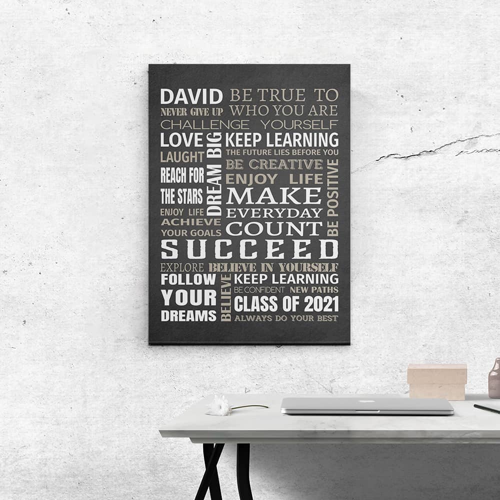 Dream Big Graduation Custom Canvas | 365Canvas