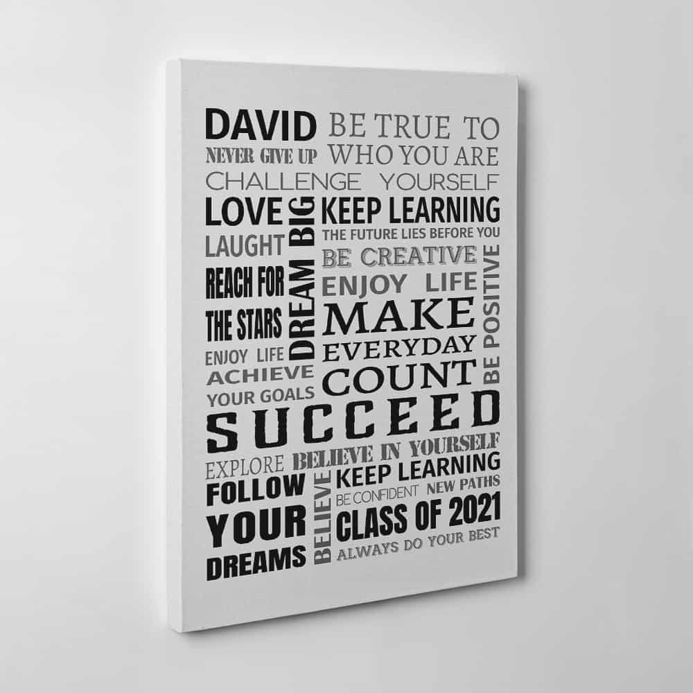 Dream Big Graduation Custom Canvas | 365Canvas