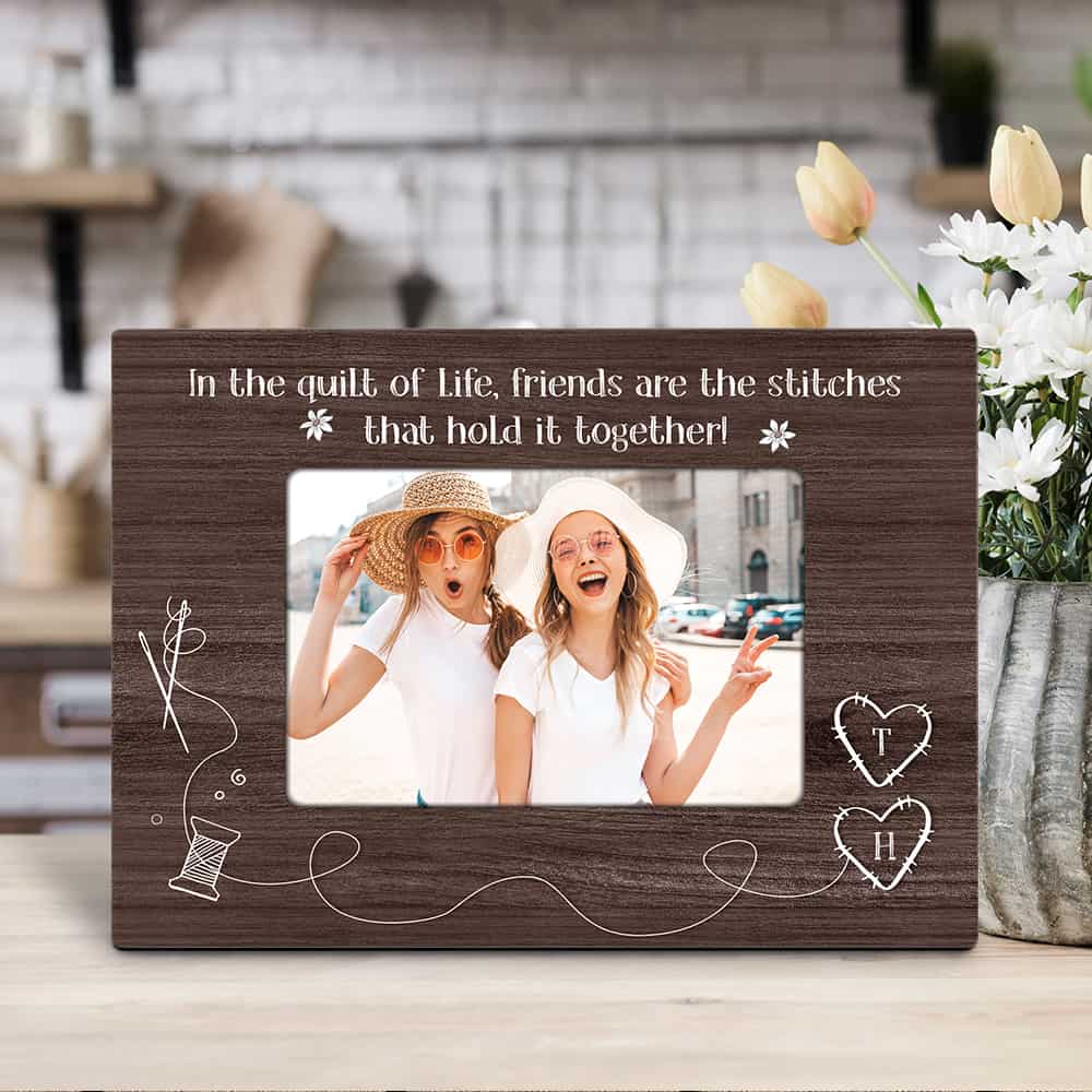 In the Quilt of Life Friendship Gift for Quilting Friends Photo Desktop ...