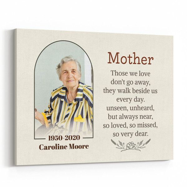 Mother Memorial Custom Photo Canvas Print 365canvas