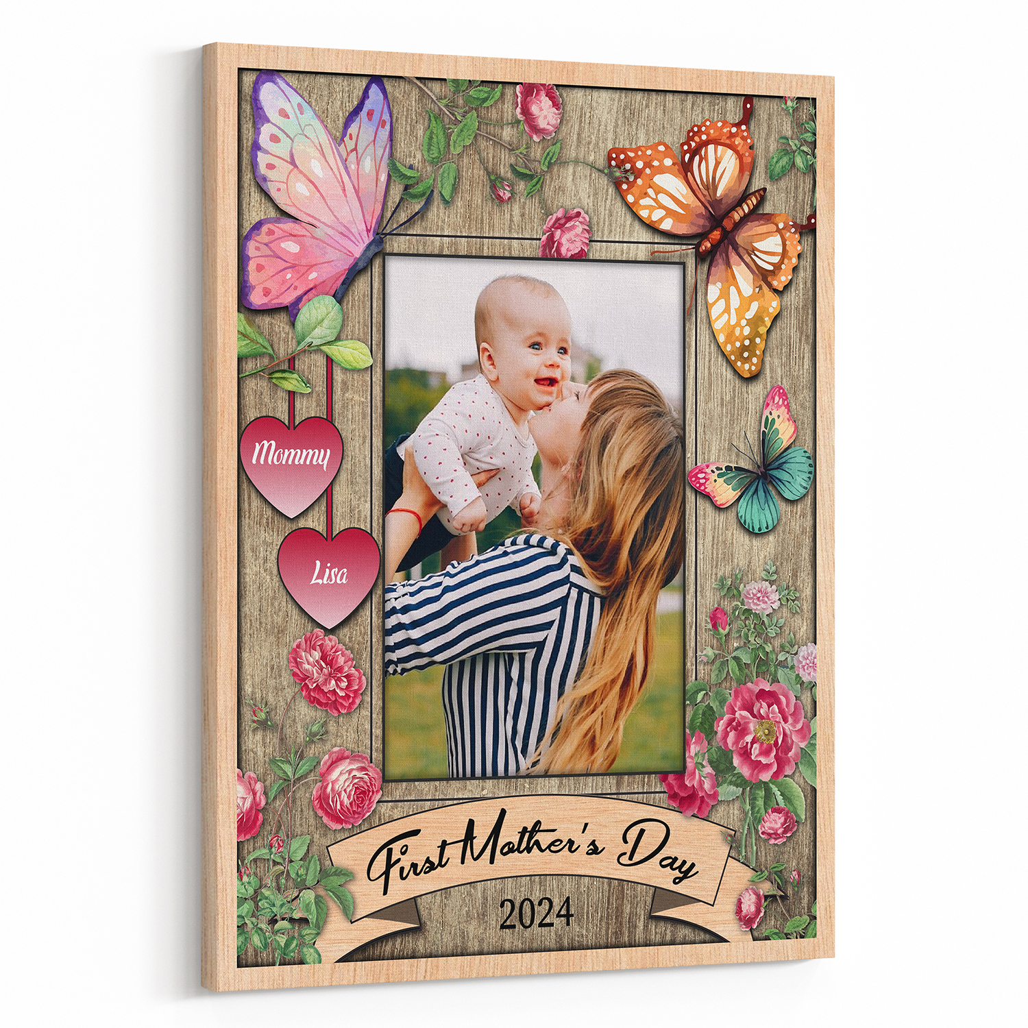 First Mother‘s Day Custom Canvas Print | 365Canvas
