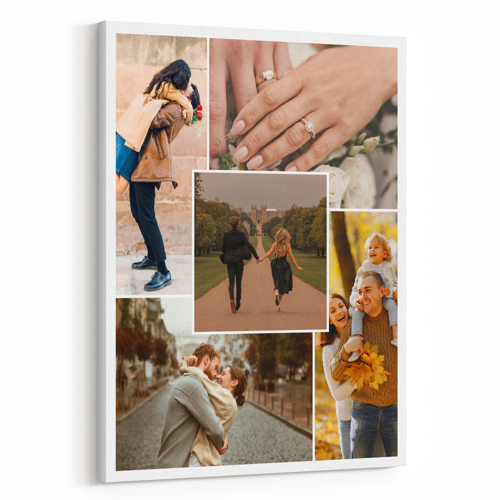 Central Focus Grid Collage Custom Canvas Print | 365Canvas