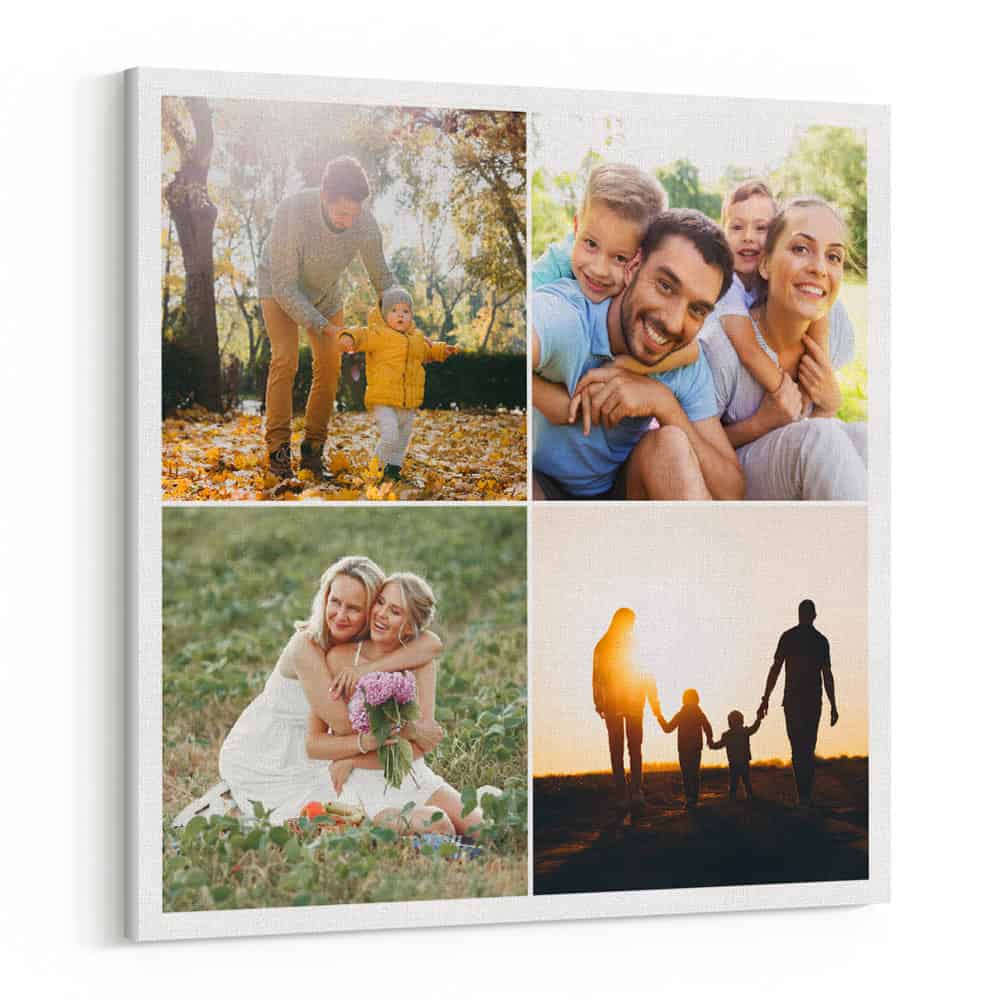 Four-Quadrant Collage Custom Canvas Print | 365Canvas