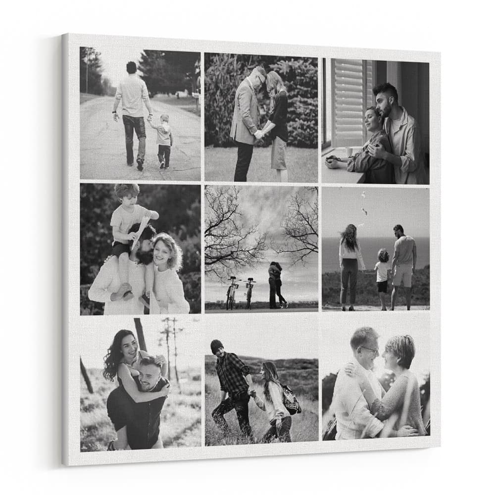 Nine-Cell Grid Collage Custom Canvas Print | 365Canvas