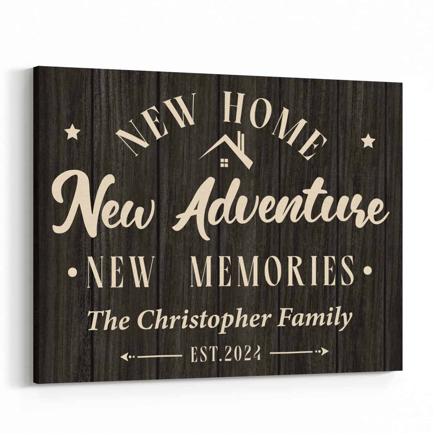 “New home, New adventure, New memories” Canvas Print | 365Canvas